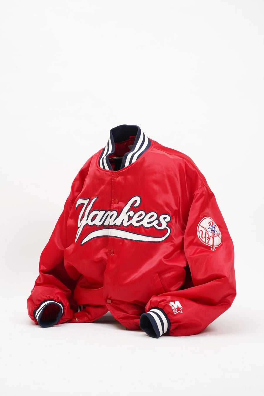 90's "STARTER" -"NY Yankees" Stadium Jacket- – MANHOLE ONLINE STORE