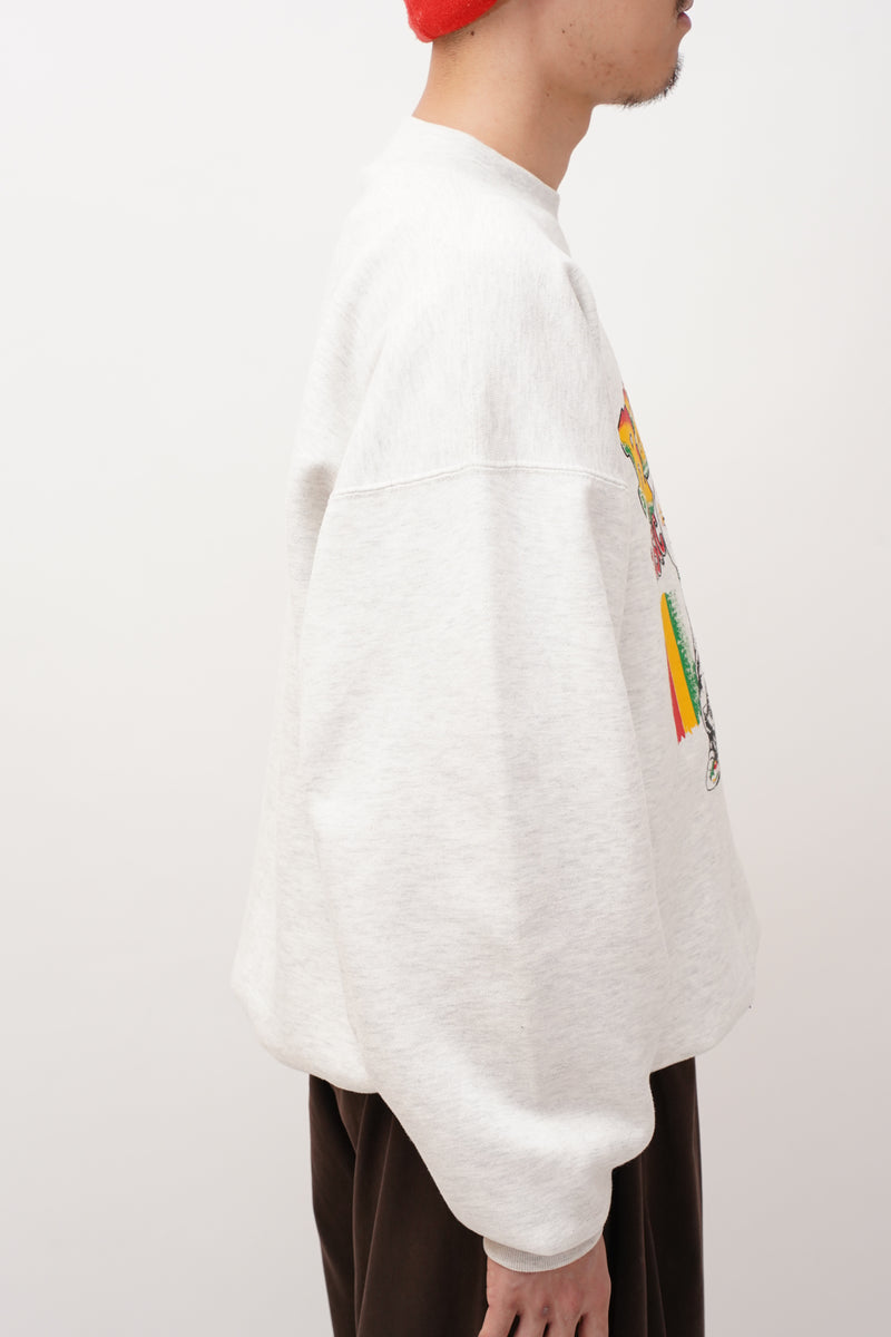 90's "BAY CLUB" -"RAP IS MY LIFE" Printed C/N Sweat- – MANHOLE ONLINE STORE