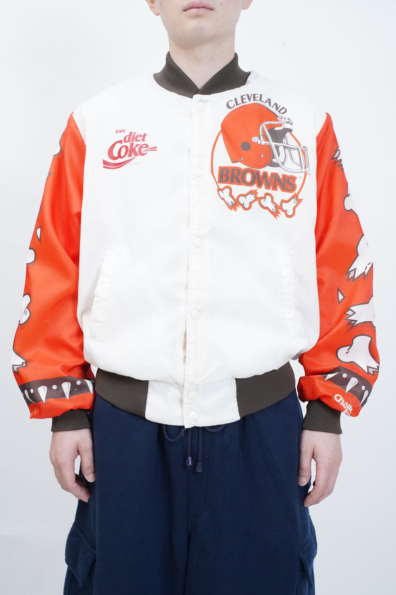 80'S "CHALK LINE" -"CLEVELAND BROWNS" STUDIUM JACKET- – MANHOLE ONLINE ...
