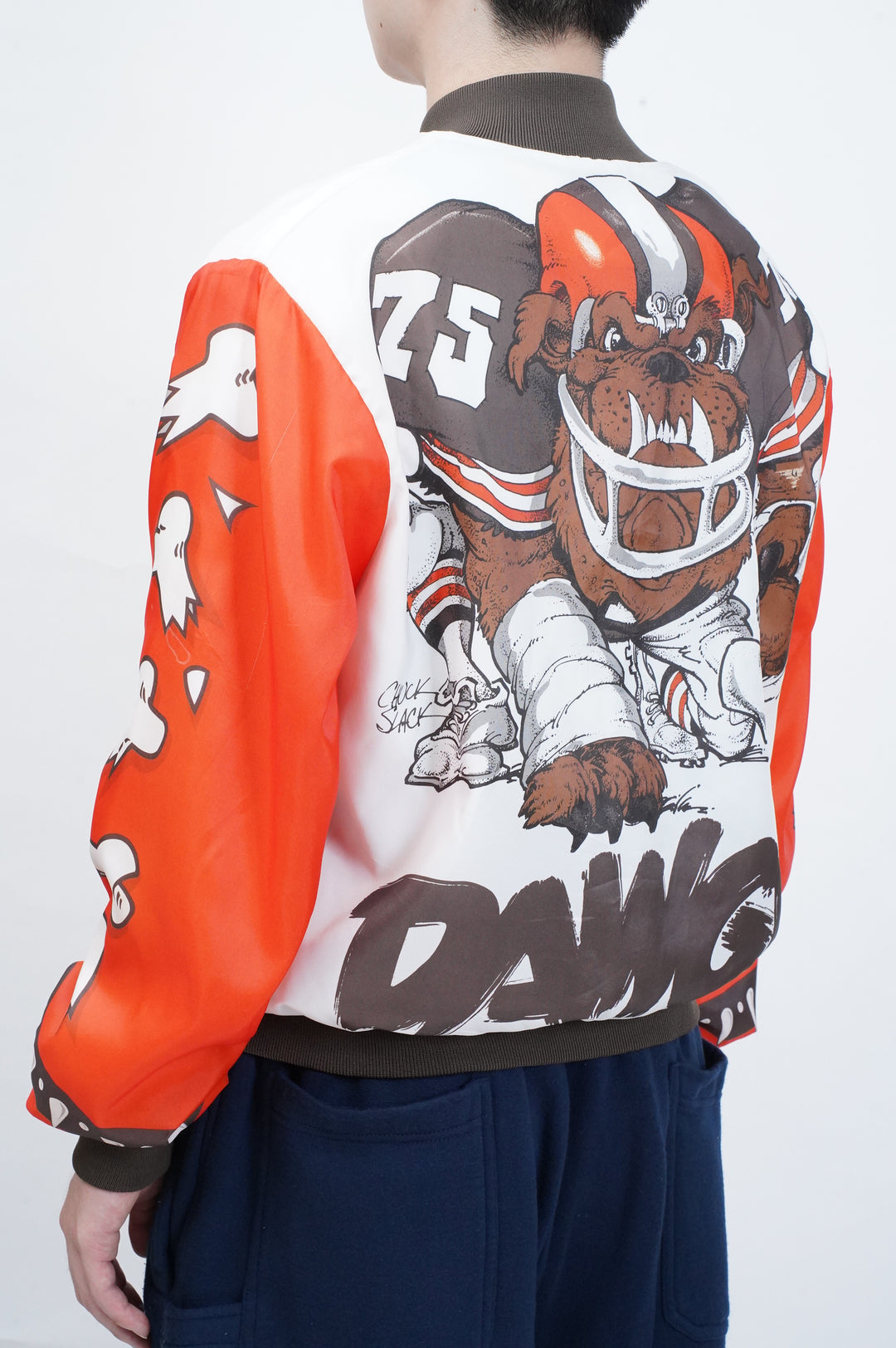 80'S "CHALK LINE" -"CLEVELAND BROWNS" STUDIUM JACKET- – MANHOLE ONLINE ...