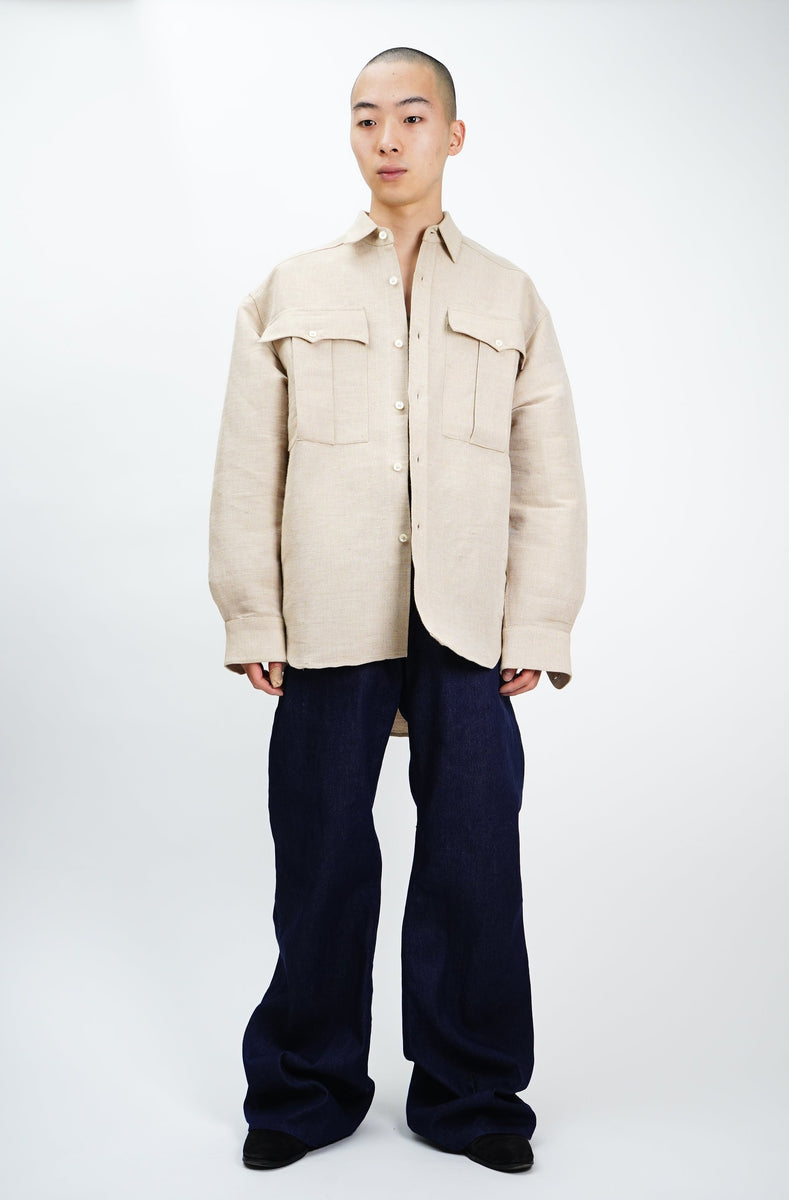 [MANHOLE EDITION] -Jute Cotton Shirts- – MANHOLE ONLINE STORE