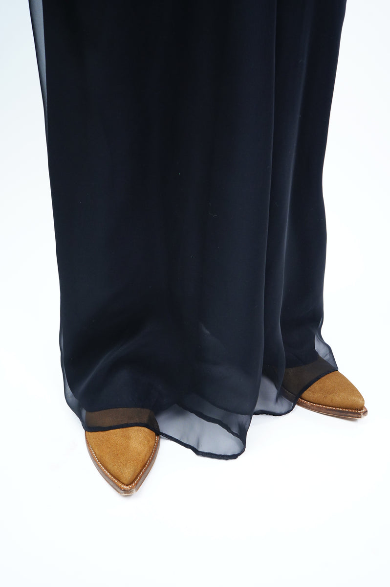 "UNKNOWN" -Double Layer Polyester Wide Easy Pants- – MANHOLE ONLINE STORE